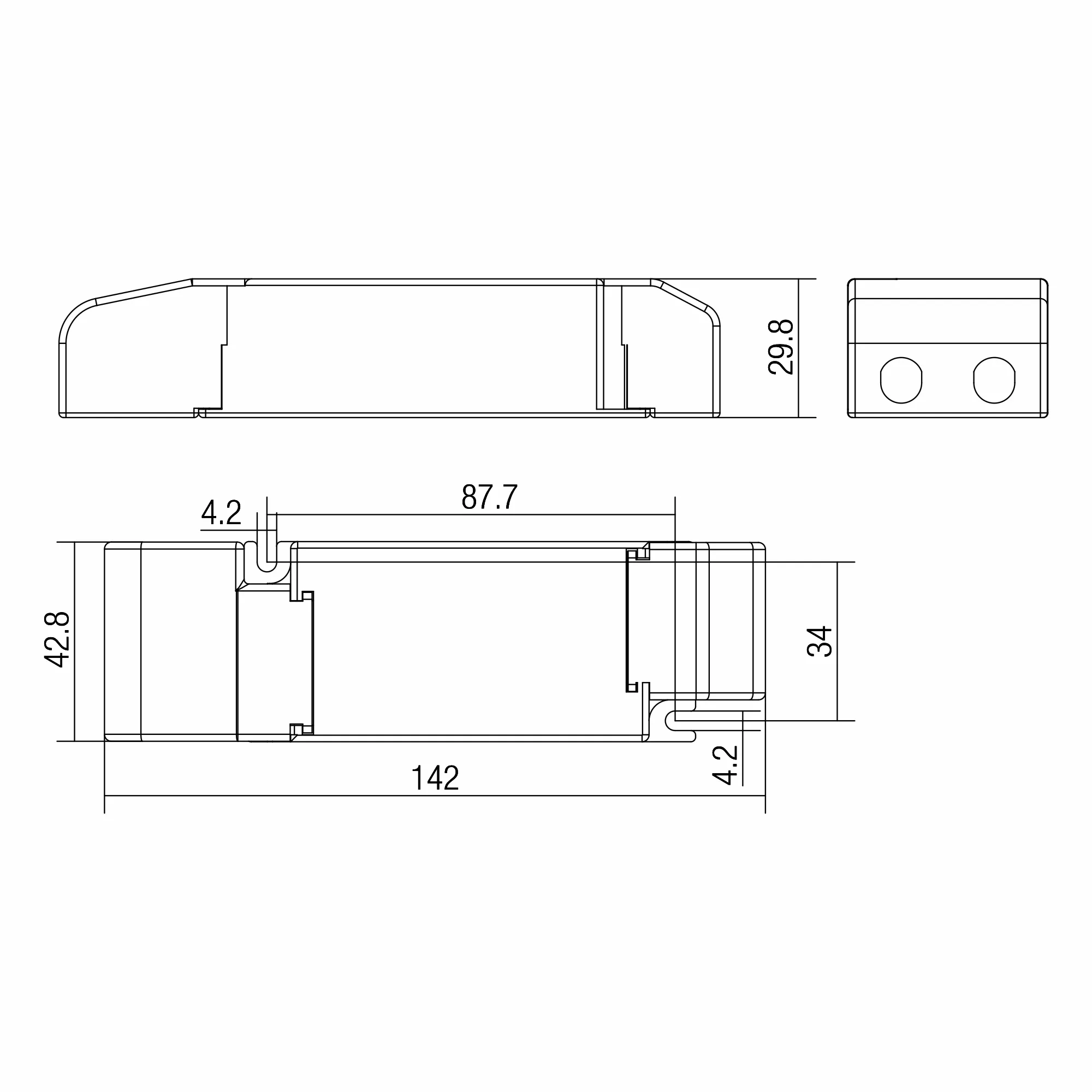 87501050 LC Tridonic 35W 24V SC SNC2 ESSENCE Constant Voltage LED Driver - Inspired Lighting Ltd.